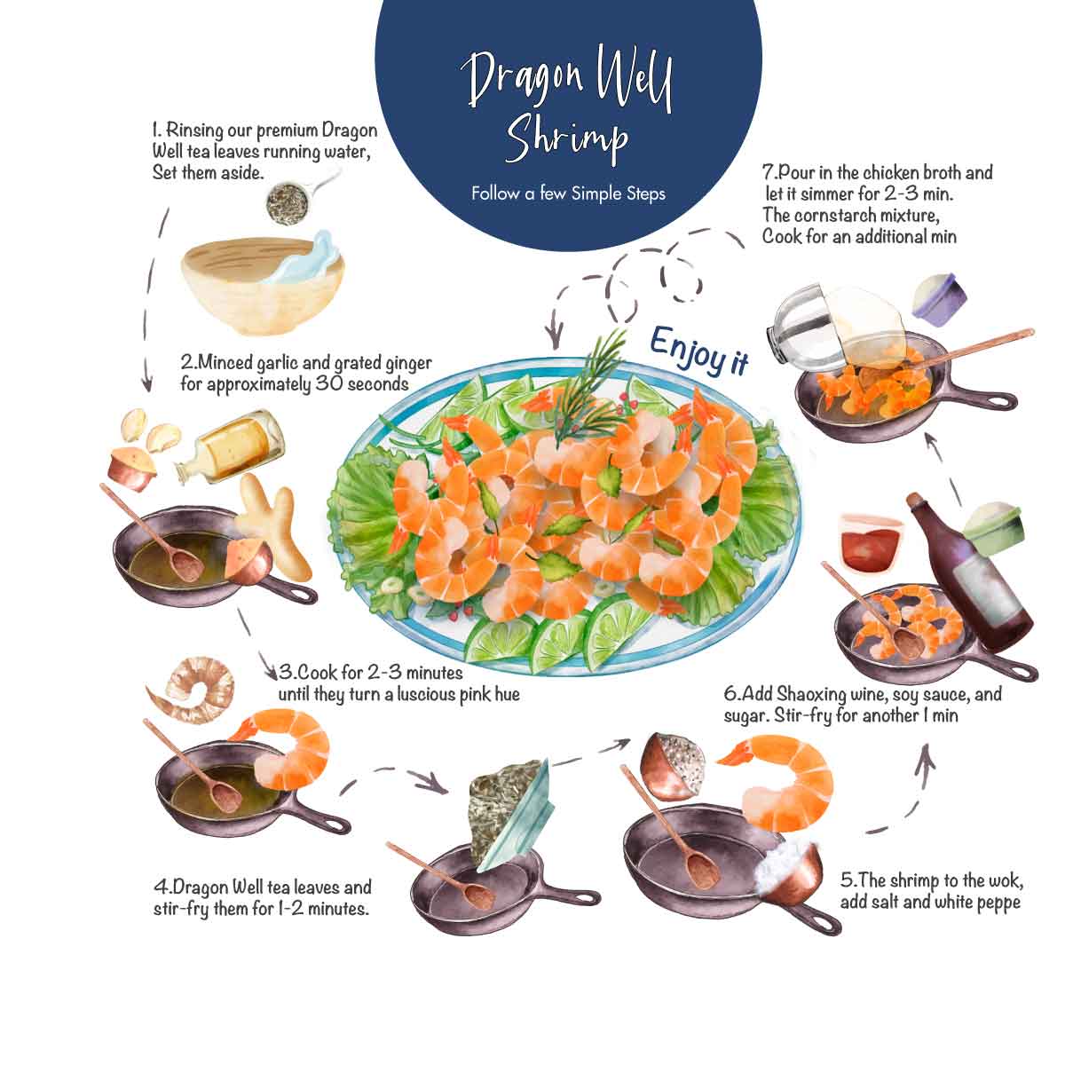 How To Make Dragon Well Shrimp – OrientalTeaBox